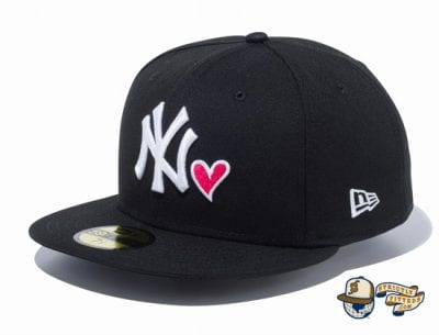 New York Yankees Heart 59Fifty Fitted Hat by MLB x New Era | Strictly ...
