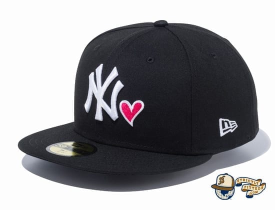 New York Yankees Heart 59Fifty Fitted Hat by MLB x New Era | Strictly ...