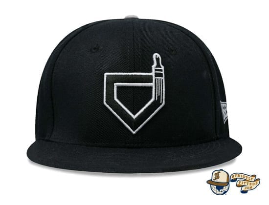 Paint The Black Fitted Hat by Baseballism | Strictly Fitteds