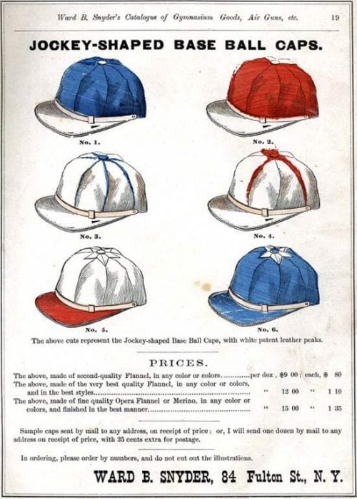 19th Century Baseball Cap History | Strictly Fitteds