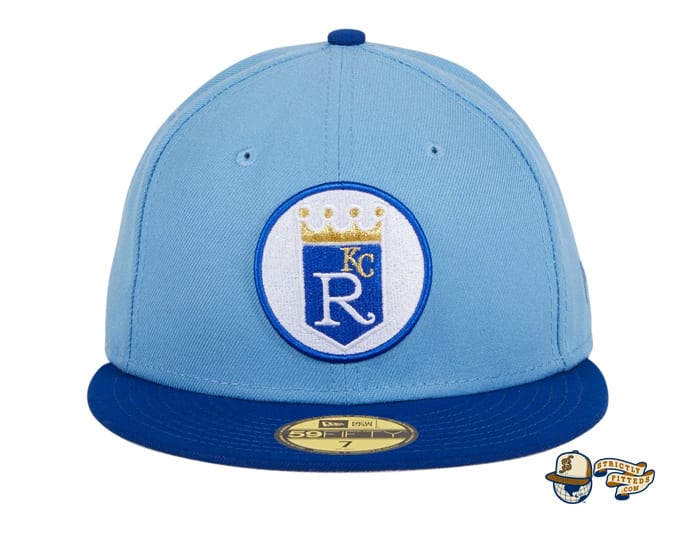 Hat Club Exclusive Kansas City Royals 1971 Logo Light Blue Royal ...