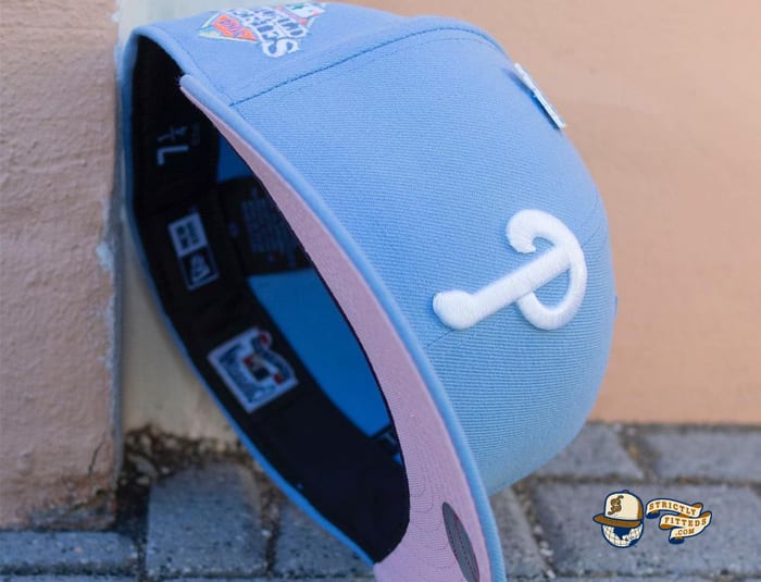 Fam Cap Store Exclusive Mlb Sky Blue 59fifty Fitted Cap Collection By Mlb X New Era Strictly