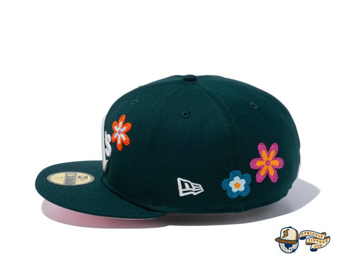 MLB Chain Stitch Floral 59Fifty Fitted Hat Collection by MLB x New Era ...