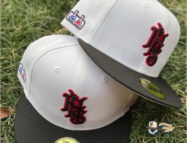 FHS Off-White Black 59Fifty Fitted Hat by Fitted Hat Society x The ...