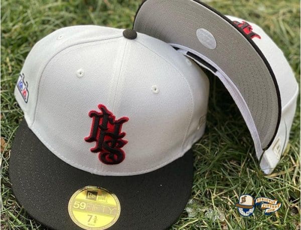 FHS Off-White Black 59Fifty Fitted Hat by Fitted Hat Society x The ...
