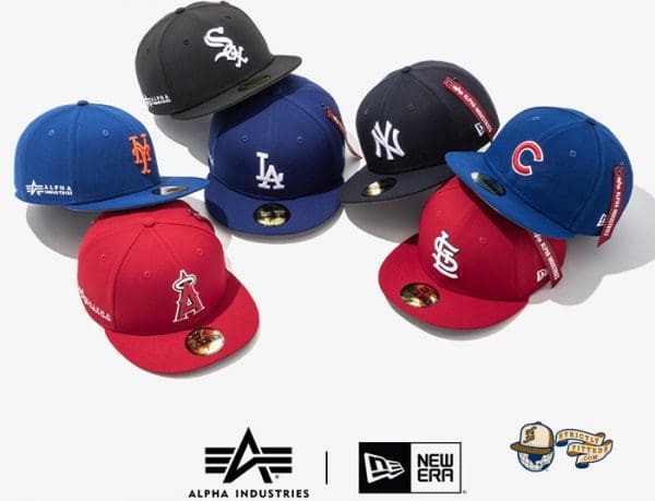 MLB x Alpha Industries 59Fifty Fitted Hat Collection by MLB x Alpha ...