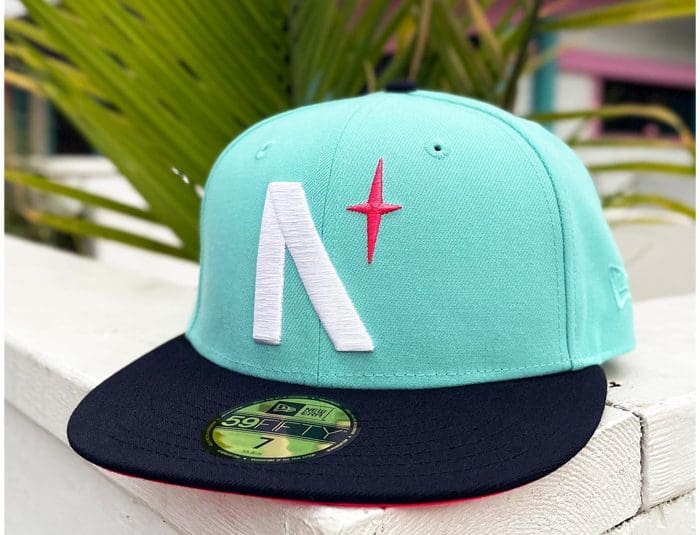 North Star Mint Navy 59Fifty Fitted Hat by Noble North x New Era ...