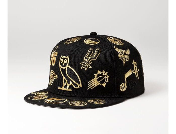 OVO x NBA OG Owl 59Fifty Fitted Hat by October's Very Own x NBA x New ...