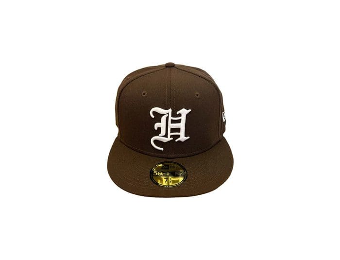 H Pride Burnt Wood White 59Fifty Fitted Hat by Fitted Hawaii x New Era ...