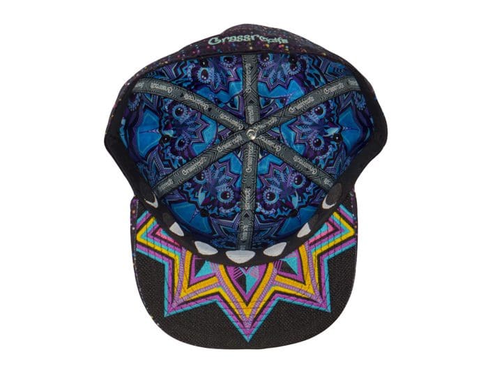 Night Owl Rainbow Vortex Fitted Hat by Grassroots | Strictly Fitteds