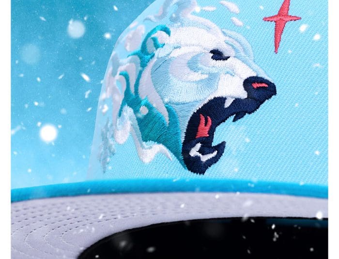 Polar Bear Arctic Blue 2-Tone 59Fifty Fitted Hat by Noble North x New ...
