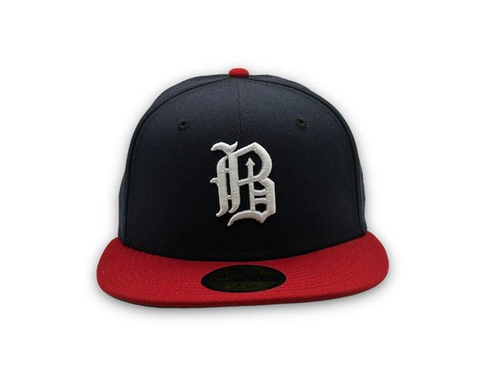 Birmingham Barons VFTV 2T Navy Red 59Fifty Fitted Hat by MiLB x New Era ...