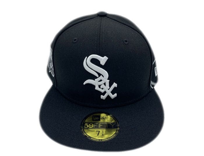 Chicago White Sox Black Patches All Over 59Fifty Fitted Hat by MLB x New Era | Strictly Fitteds
