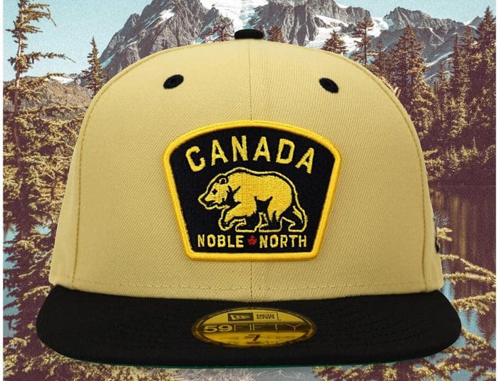 Canada Badge Vegas Gold Black 59Fifty Fitted Hat by Noble North x New ...