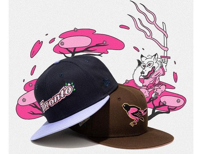 Hat Club Sakura Pack 2023 59Fifty Fitted Hat Collection by MLB x New ...