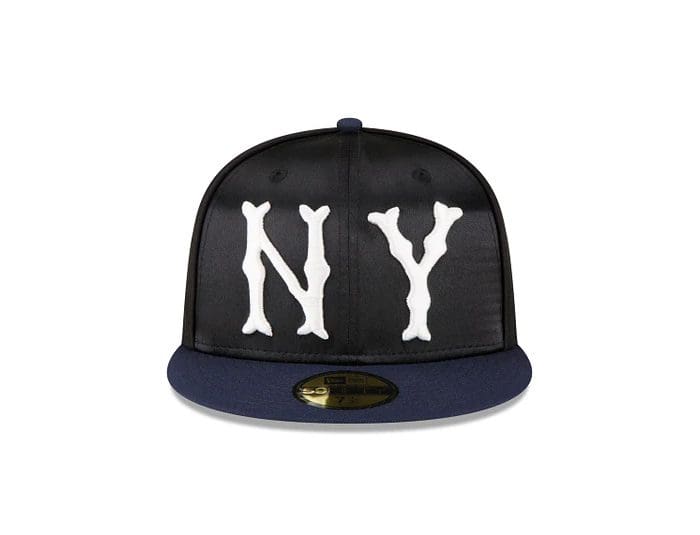 MLB Just Caps Black Satin 59Fifty Fitted Hat Collection by MLB x New ...