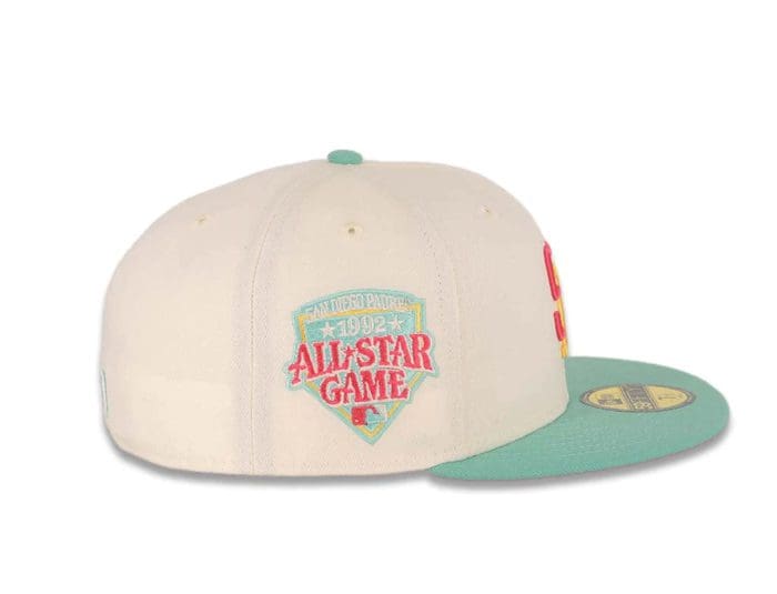 San Diego Padres 1992 All-Star Game Khaki Black 59Fifty Fitted Hat by ...