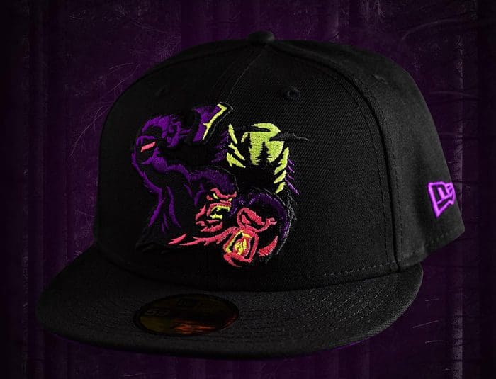 Sasquatch Black Purple 59Fifty Fitted Hat by Noble North x New Era ...