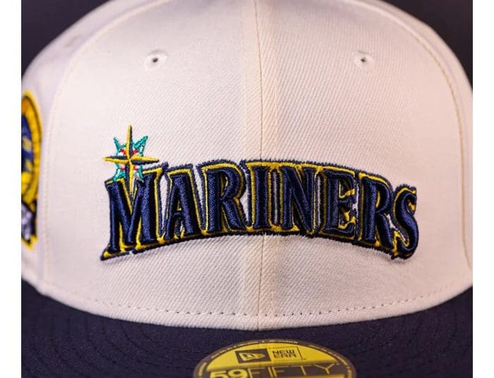 Seattle Mariners 30th Anniversary Chrome White Navy 59Fifty Fitted Hat ...