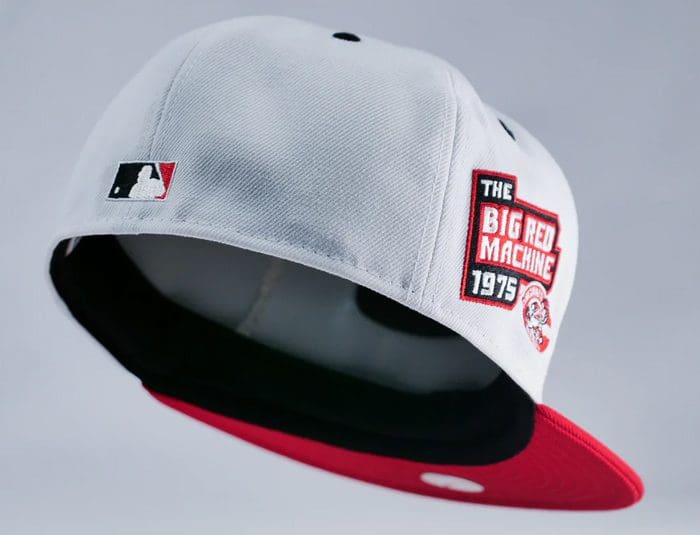 Cincinnati Reds Big Red Machine 1975 White Red 59Fifty Fitted Hat by ...
