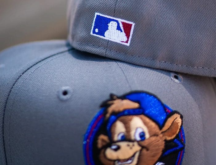 Chicago Cubs Clark The Bear Grey Royal 59Fifty Fitted Hat by MLB x New ...