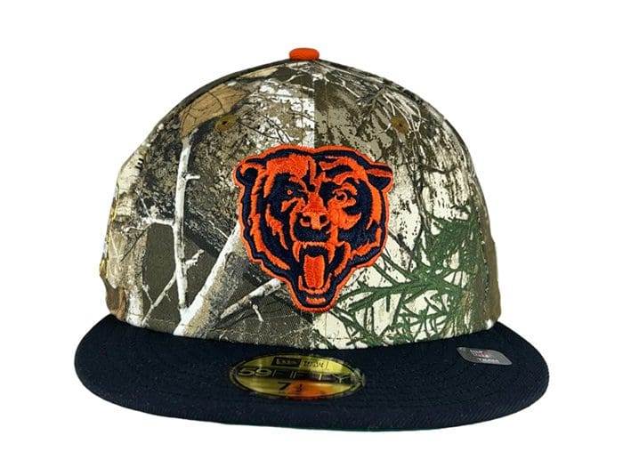 Chicago Bears Realtree 85 Patch 59Fifty Fitted Hat by NFL x New Era ...