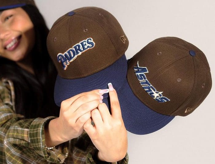 Hat Club MLB Walnut Scripts 59Fifty Fitted Hat Collection by MLB x New Era | Strictly Fitteds