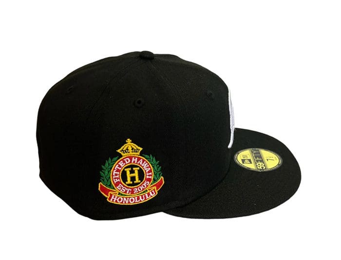 Kamehameha Scholar Black 59Fifty Fitted Hat by Fitted Hawaii x New Era ...