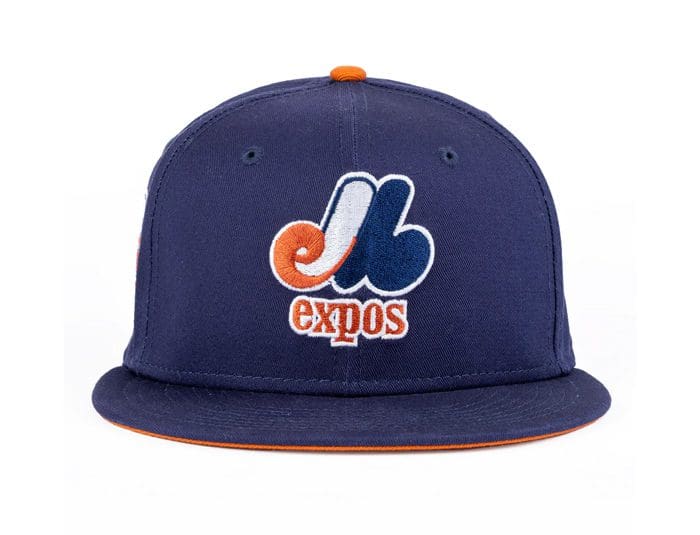 Montreal Expos Navy Canyon 59Fifty Fitted Hat by MLB x New Era ...