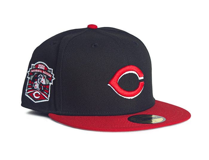 Cincinnati Reds Alternate 2003 Inaugural Season 59Fifty Fitted Hat by ...