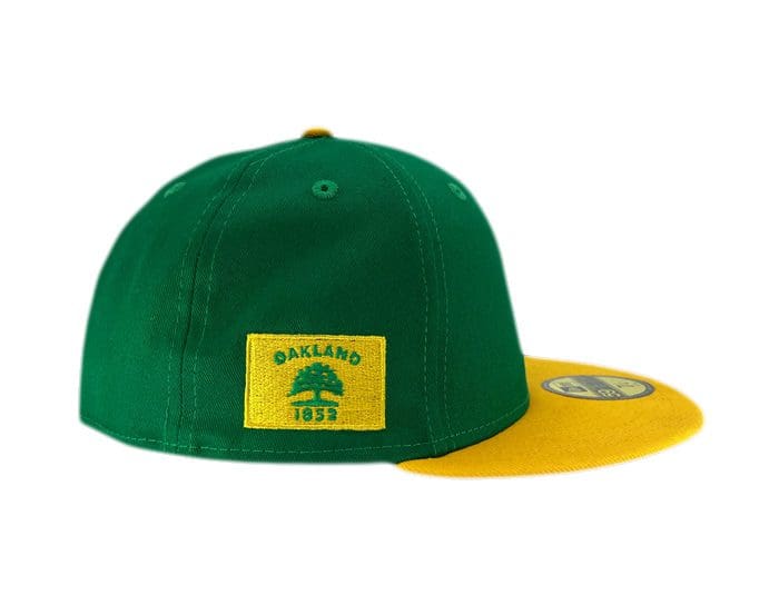 Forever Classic Green Yellow 59Fifty Fitted Hat by Oaklandish x New Era ...