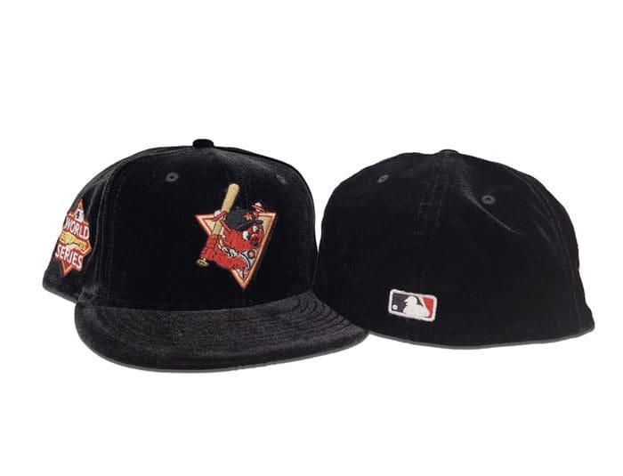 Houston Astros Mascot Logo Black Velvet 59Fifty Fitted Hat by MLB x New ...