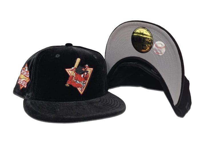 Houston Astros Mascot Logo Black Velvet 59Fifty Fitted Hat by MLB x New ...