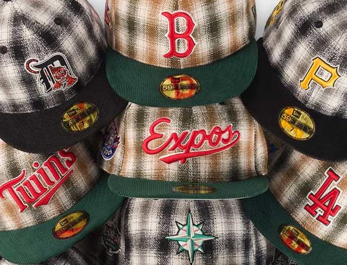 Just Caps Plaid 59Fifty Fitted Hat Collection by MLB x New Era ...
