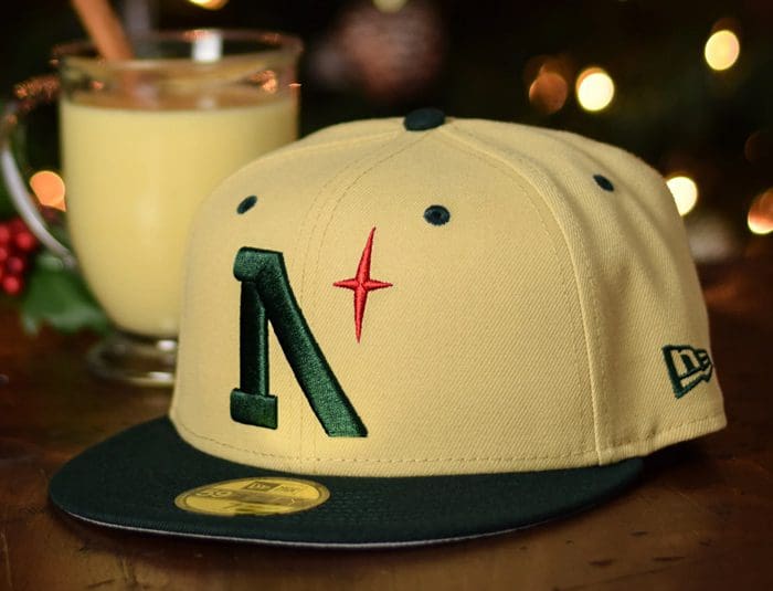 North Star Heritage Vegas Gold Dark Green 59Fifty Fitted Hat by Noble ...