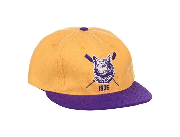 University of Washington 1936 Rowing Gold Fitted Hat by Ebbets ...
