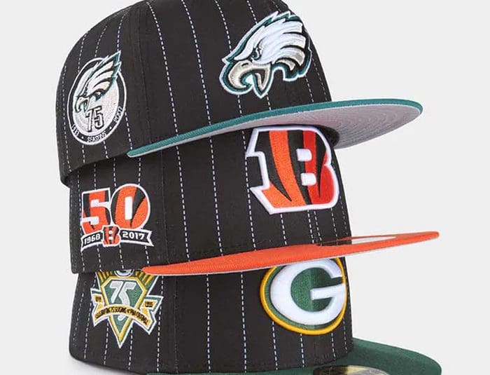 Just Caps NFL Pinstripe 59Fifty Fitted Hat Collection by NFL x New Era ...