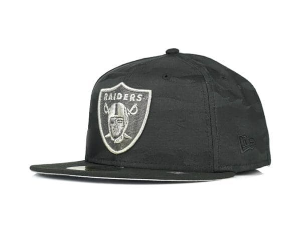 Las Vegas Raiders Black Camo 59Fifty Fitted Hat by NFL x New Era | Strictly Fitteds