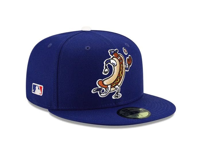Los Angeles Dodgers Dodger Dog Mascot Blue 59Fifty Fitted Hat by MLB x ...