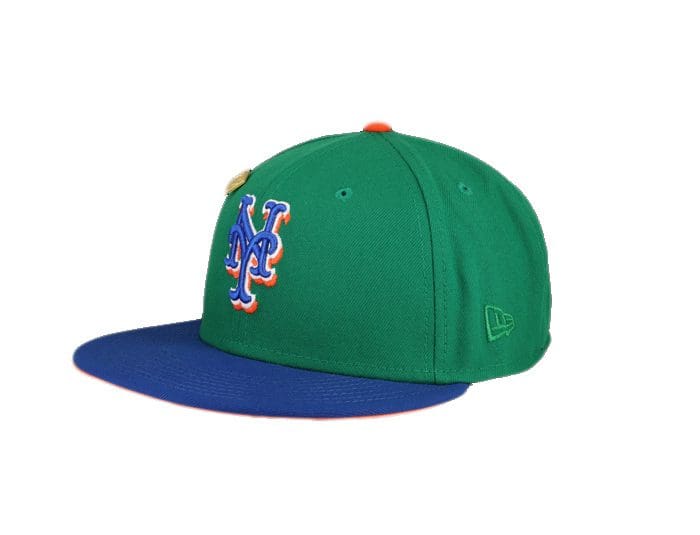 New York Mets 40th Anniversary Green Orange 59Fifty Fitted Hat by MLB x ...