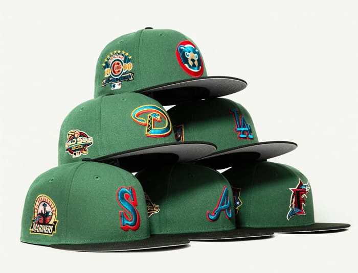 Hat Club Color Story Cilantro Green Black 59Fifty Fitted Hat Collection ...