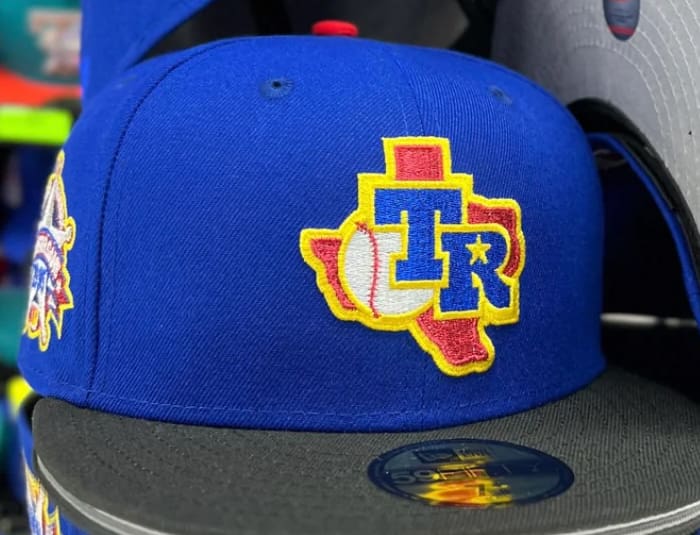 Texas Rangers 1995 ASG Light Royal Black 59Fifty Fitted Hat by MLB x ...