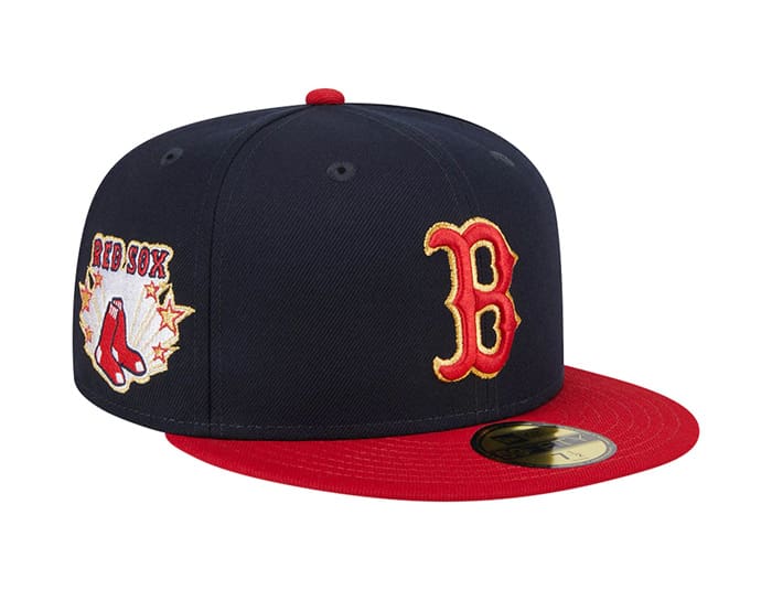 Boston Red Sox Gameday Navy Red 59Fifty Fitted Hat by MLB x New Era ...