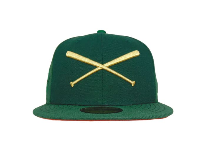 Crossed Bats Logo St. Patrick 2024 59Fifty Fitted Hat by JustFitteds x ...