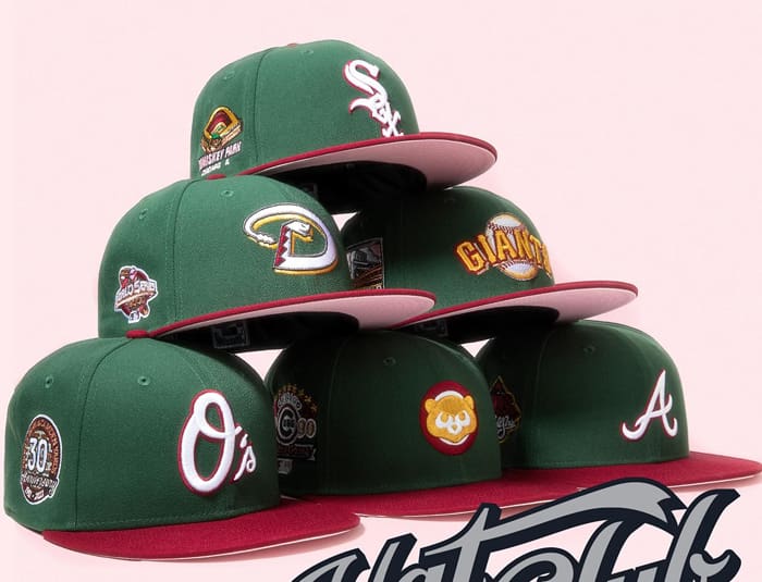 Hat Club Green Velvet 59Fifty Fitted Hat Collection by MLB x New Era ...