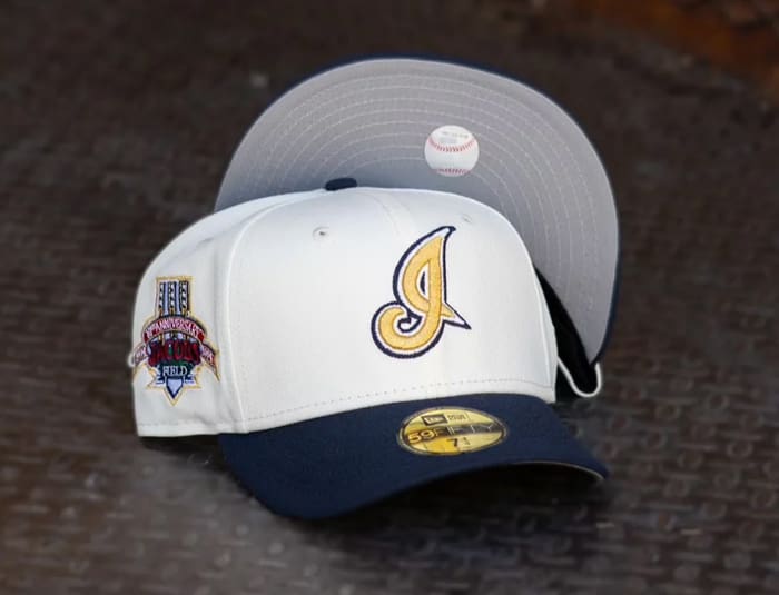 Cleveland Indians 10th Anniversay Jacobs Field 59Fifty Fitted Hat by ...