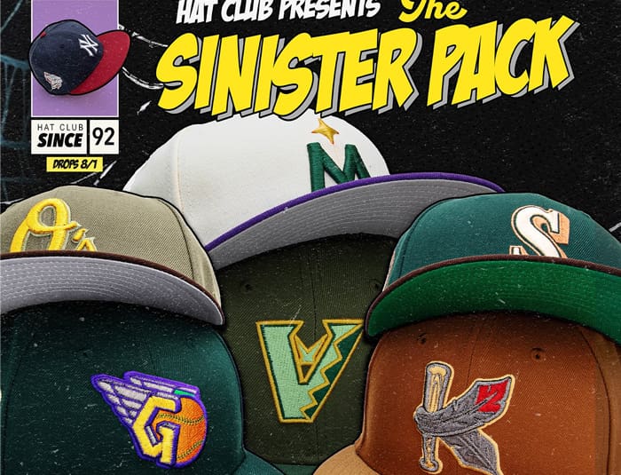 Hat Club Sinister Pack 59Fifty Fitted Hat Collection by MLB x New Era ...