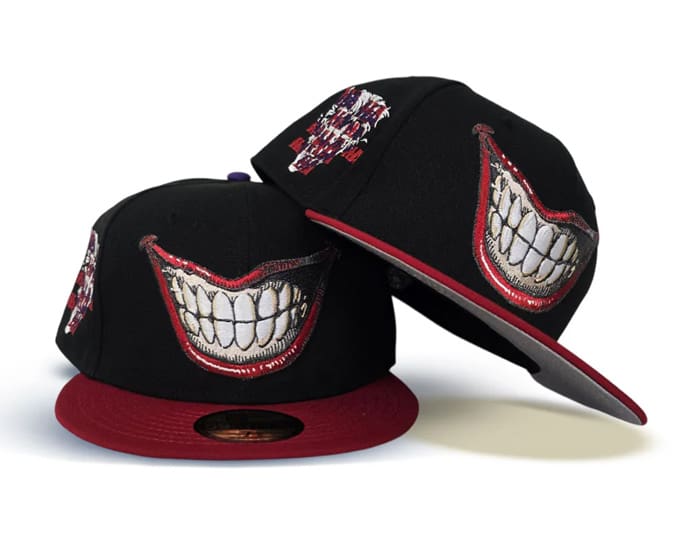 Joker Villain Element Black Red 59Fifty Fitted Hat by DC Comics x New ...