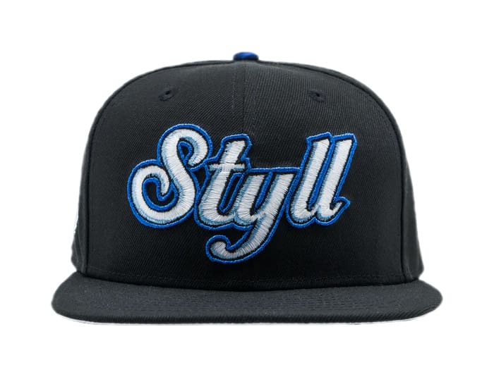 Styll Black Blue 59fifty Fitted Hat by Styll x New Era | Strictly Fitteds
