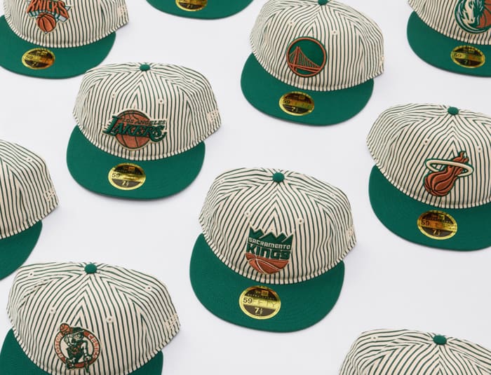 Just Caps NBA Seersucker 59Fifty Fitted Hat Collection by NBA x New Era ...